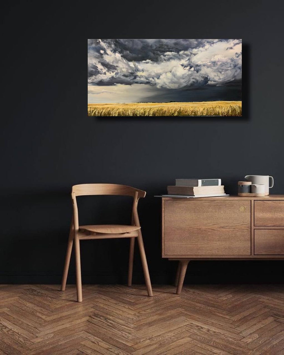 Storm Cloud Painting Original Oil Painting on Canvas by - Etsy