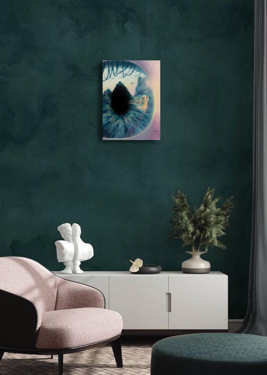 Eye Art Original Painting Surrealism Dream Painting Oil Painting on ...