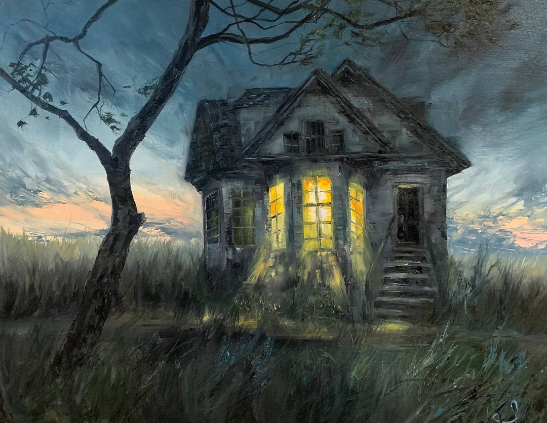 House Painting Landscape Painting Original Painting Oil Painting ...