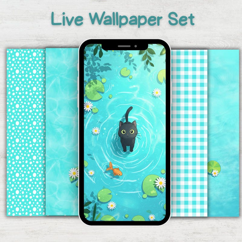 Cats Wallpaper for Walls - Etsy UK