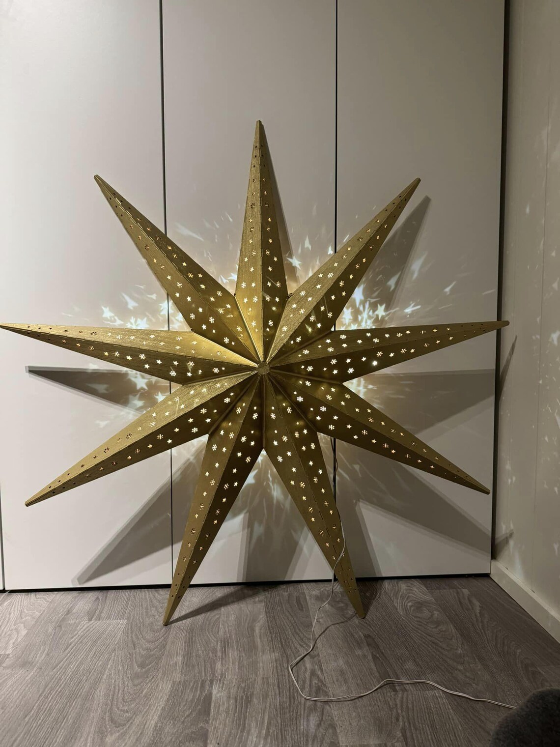 Christmas Star 9 Arms. for 4mm Material - Etsy