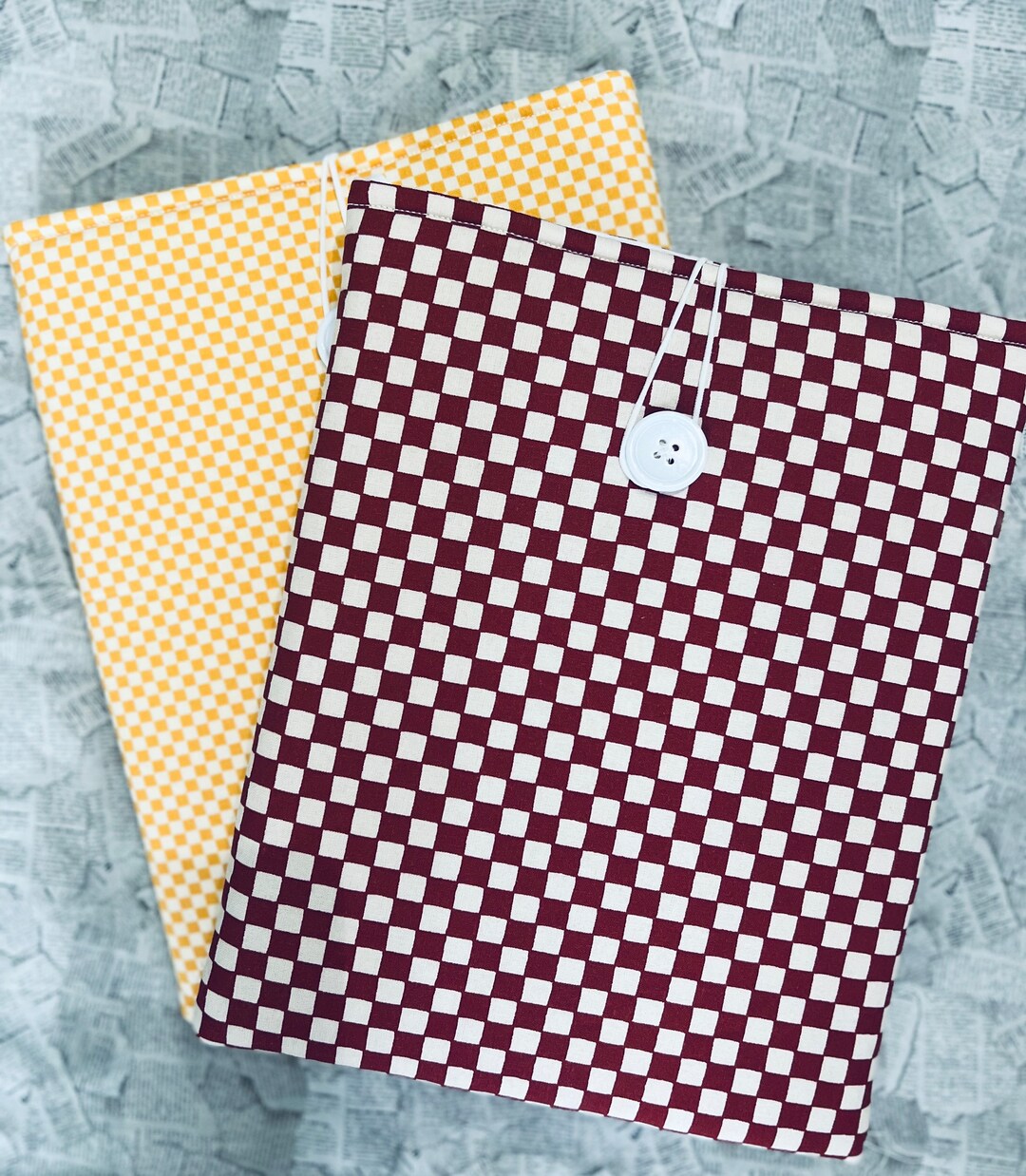 Fire Breathing Checkered Book & Kindle Sleeve | iPad | Ereader ...