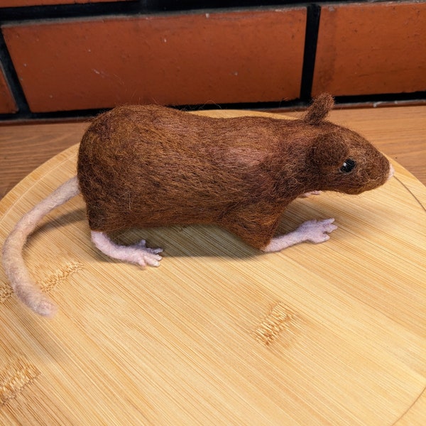 Needle Felted Rat - Etsy