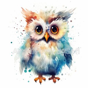 OWL Clipart,11 Ultra High Resolution Designs, 432 DPI, Owl PNG ...