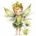 Cute Fairy Watercolor Clipart Bundle, 11 Unique High Quality Pngs ...