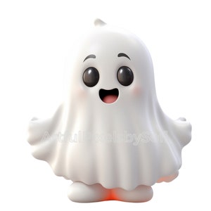 9 Cute Ghost Clipart, 9 Designs, 406 DPI, Printable,no Background ...