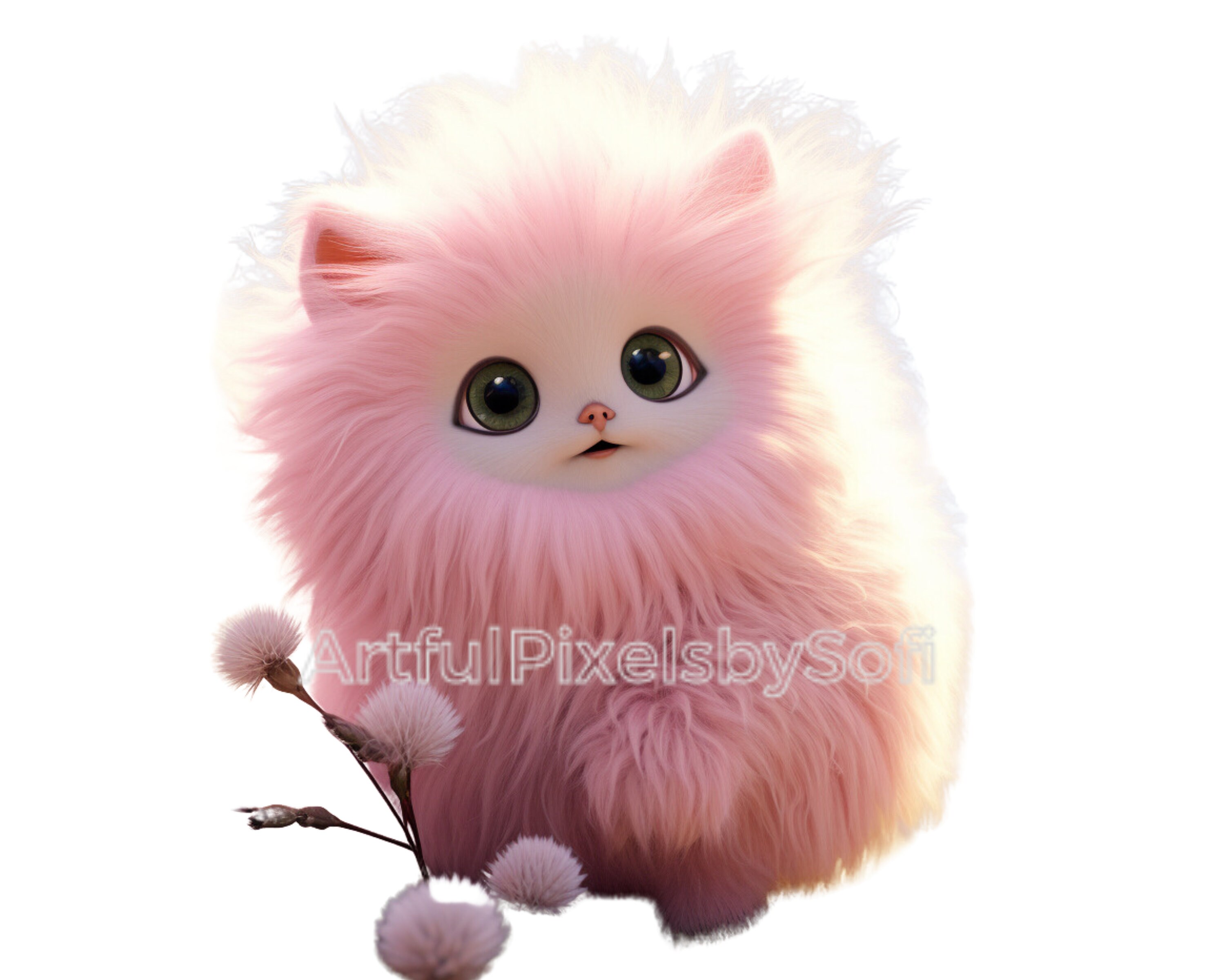 16 Cute Pink Monster Clipart 16 Designs 406 DPI - Etsy