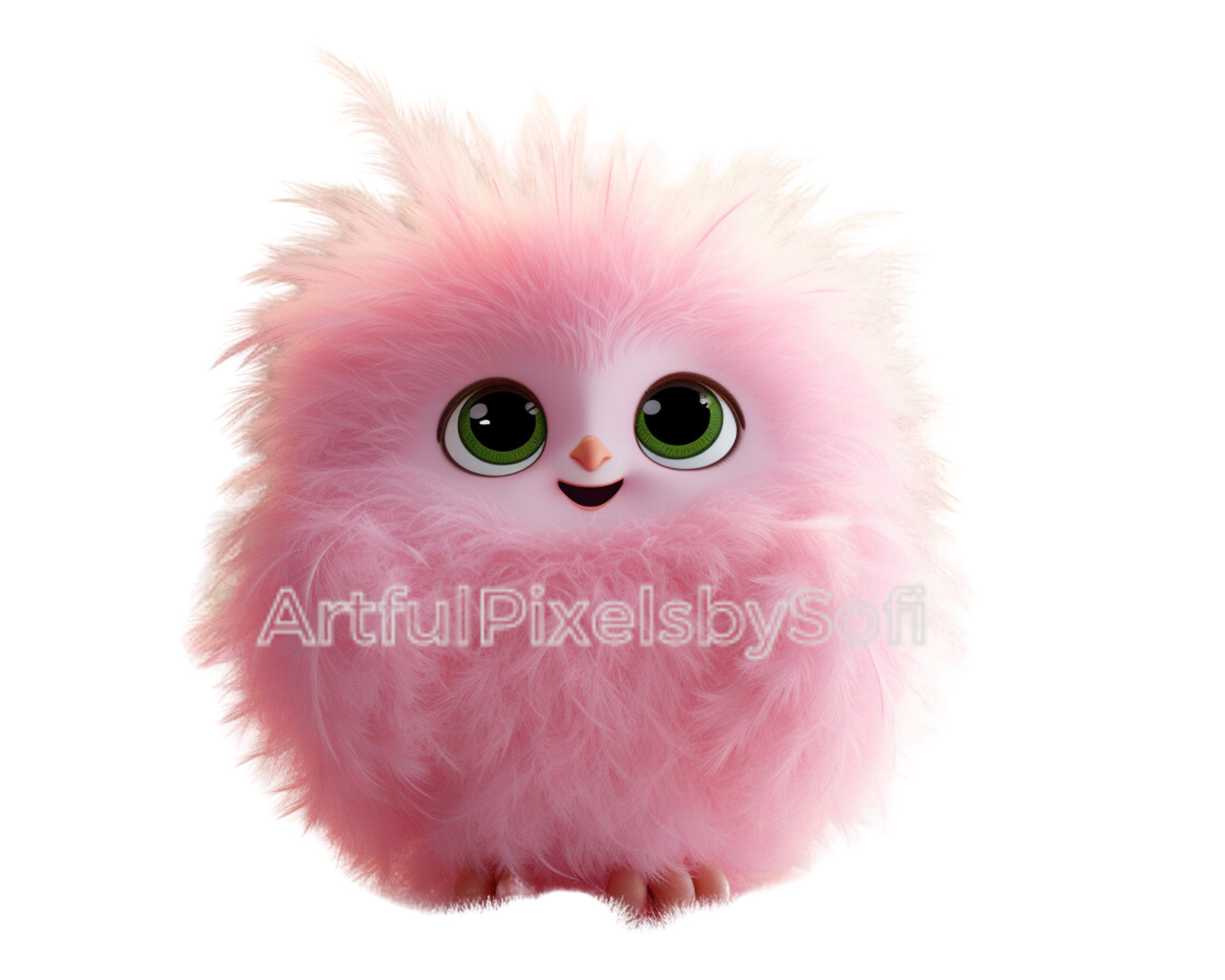 16 Cute Pink Monster Clipart 16 Designs 406 DPI - Etsy