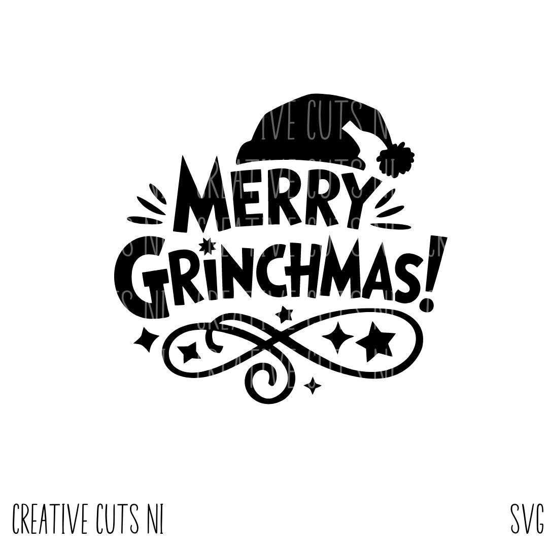 Merry Grinchmas Svg Christmas Svg Winter Svg T-shirt Svg Cute Svg Snow ...