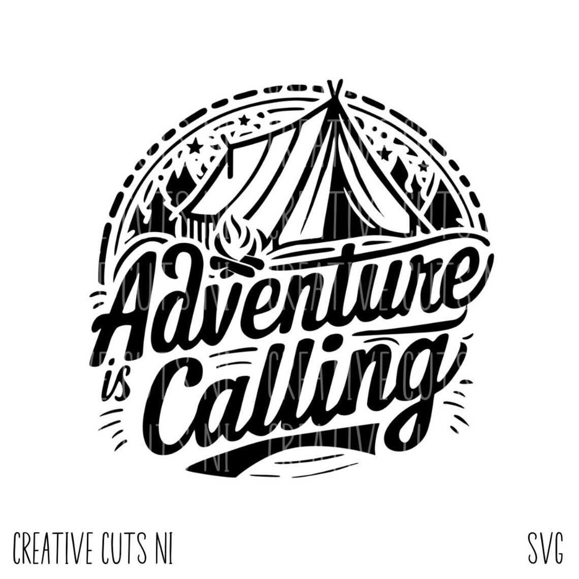 Camping Svg Adventure is Calling Svg Camping T-shirt Design - Etsy