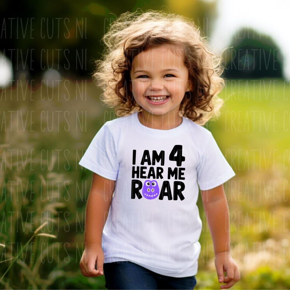 I Am 4 Hear Me Roar Svg Dinosaur Svg 4 Birthday Svg Cricut Silhouette ...