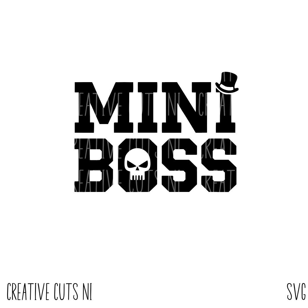 Mini Boss Svg Mini Me Svg File Side Hustle Svg Son Svg Boy Svg Small ...
