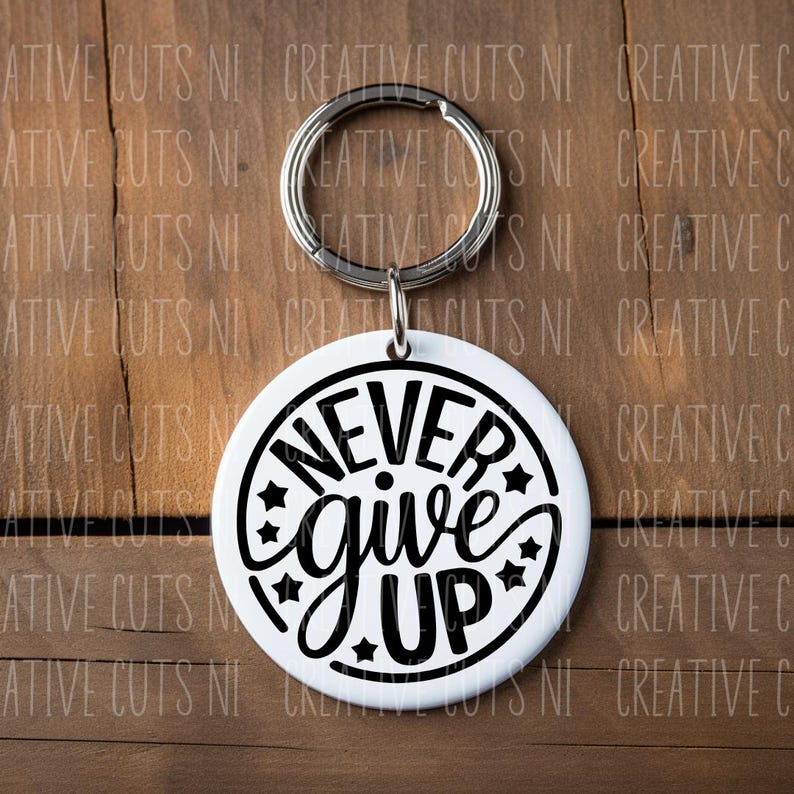 Never Give up Svg Motivational Svg Cricut Svg Digital Cut File Quote ...