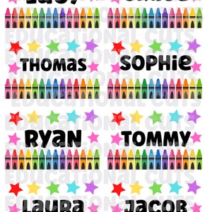 School Labels | Name Tags | Classroom Resources | Star Labels ...