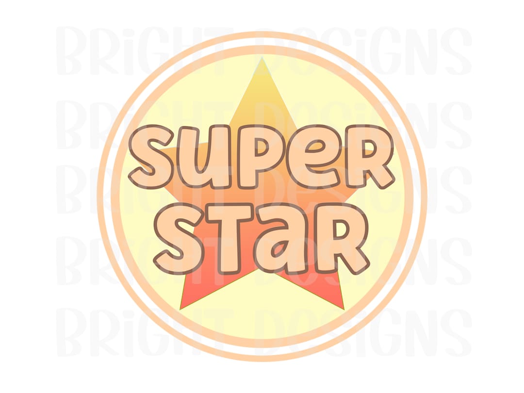 Superstar Stickers, Print and Cut, Cut File Compatible With Cricut and ...