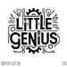 Little Genius Svg Kids Svg Designs T-shirt Design - Etsy