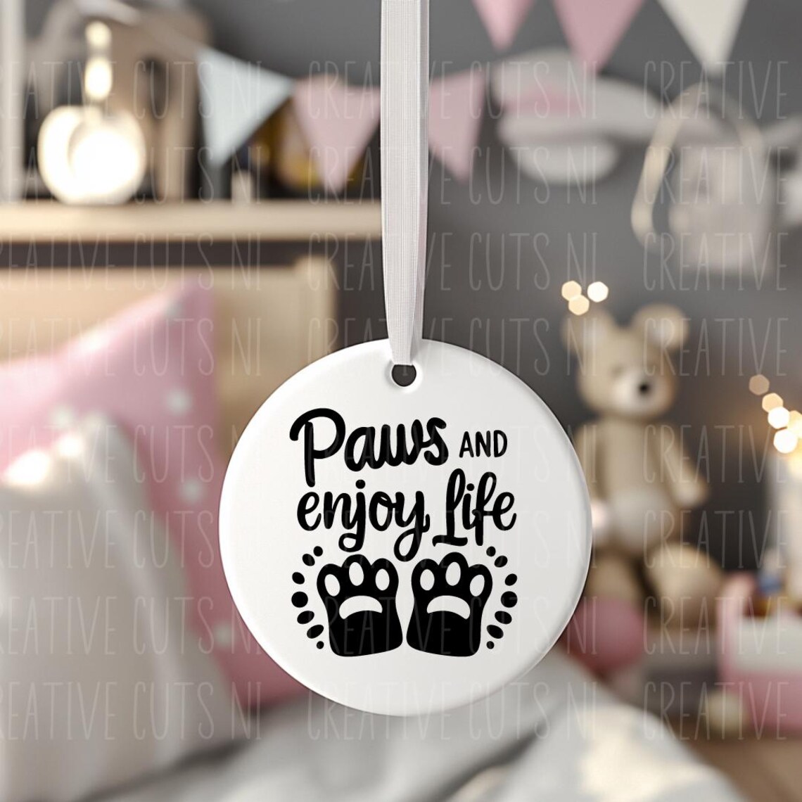 Paws and Enjoy Life Svg Cat Svg Cat Quotes - Etsy