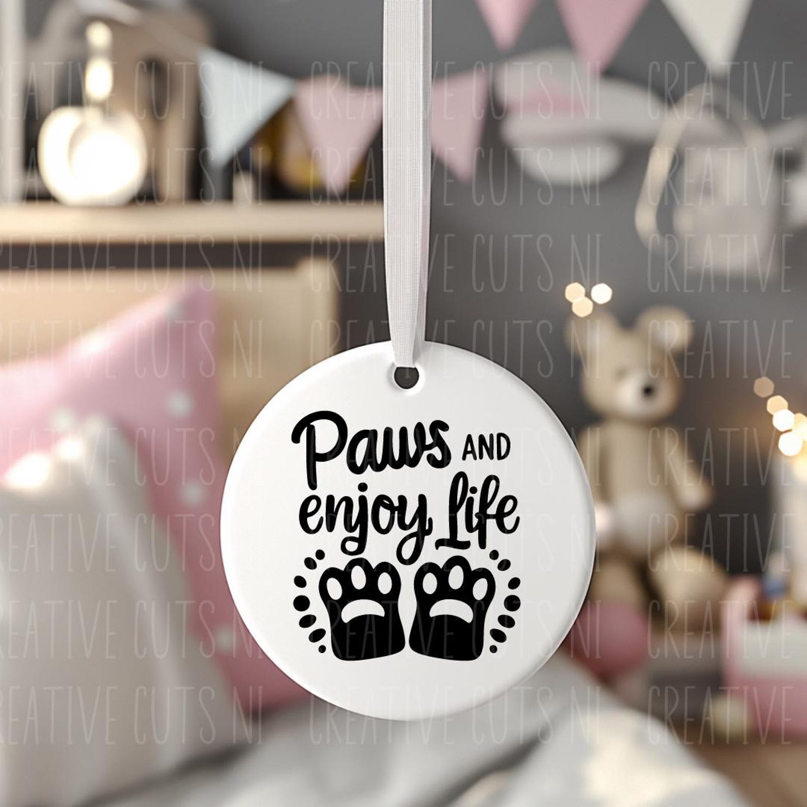 Paws and Enjoy Life Svg Cat Svg Cat Quotes - Etsy
