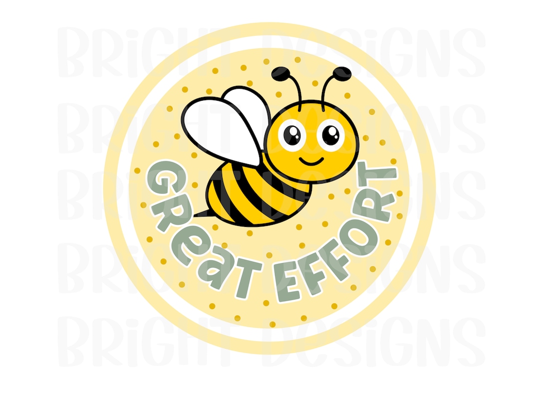 Great Effort Stickers, Print and Cut, Cut File Compatible With Cricut ...