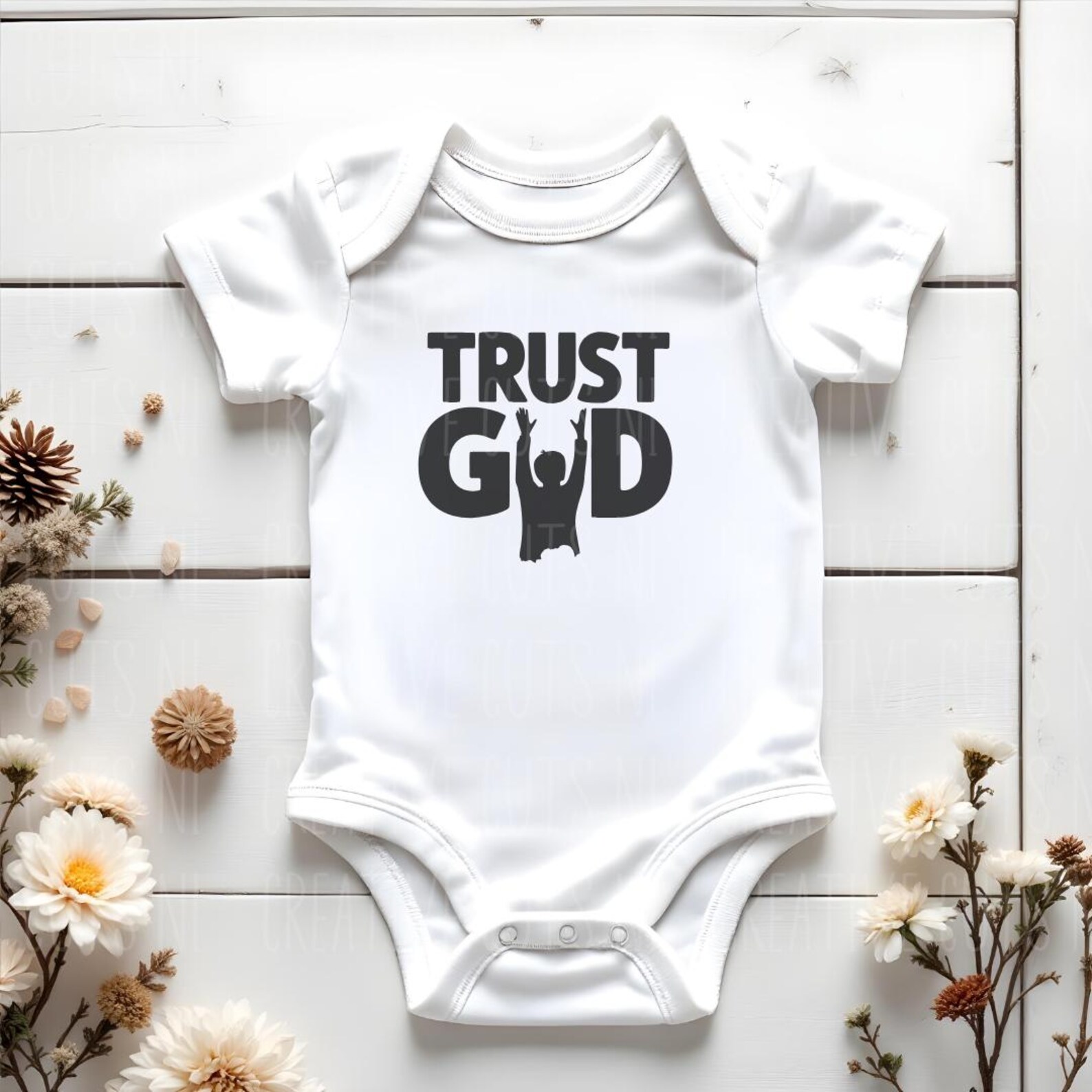 Trust God Svg File Digital Download Cross Svg Christian Svg Bible Verse ...