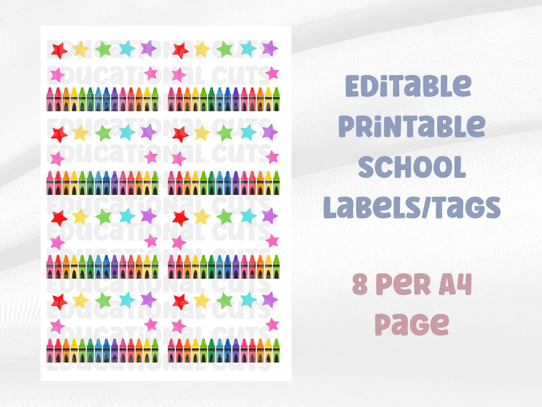 School Labels | Name Tags | Classroom Resources | Star Labels ...