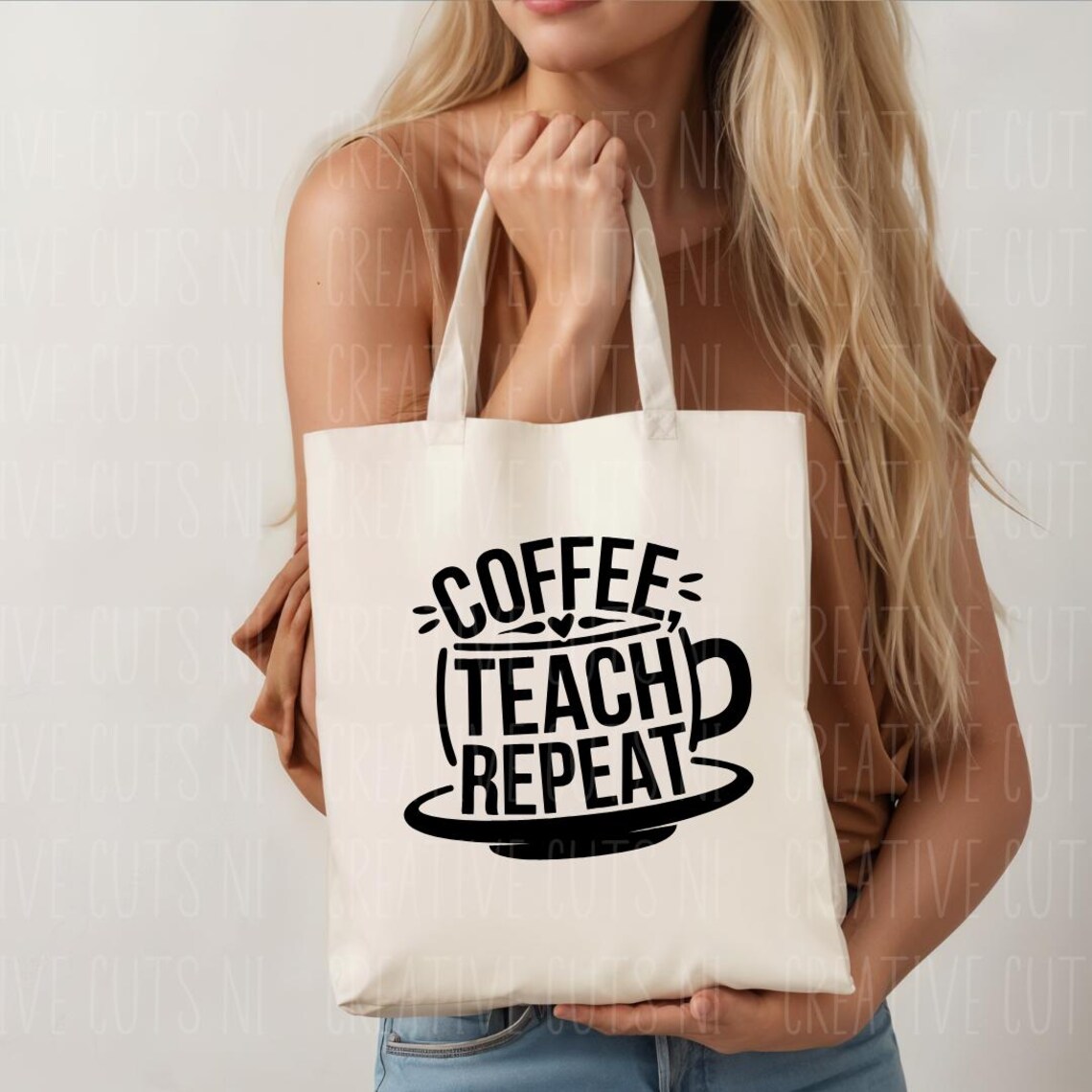 Teacher Svg Coffee Teach Repeat Svg Cute Svg Kids Svg Cut File Digital ...
