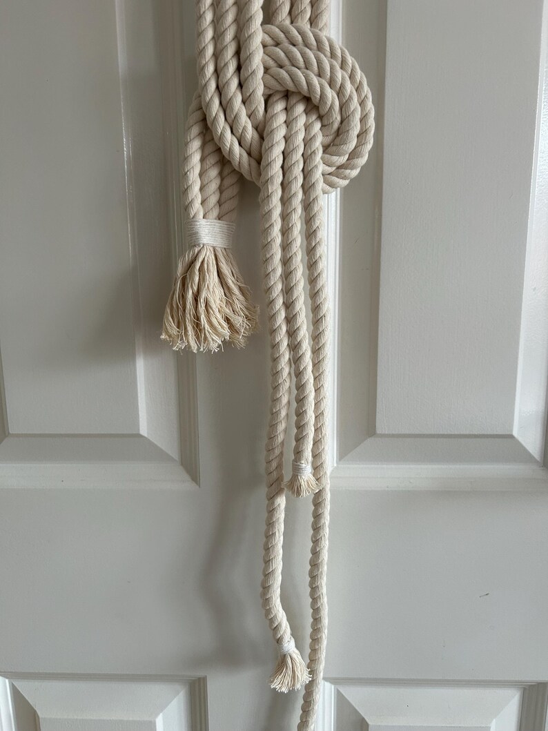 Rope Knot Art, Rope Knot Decor, Nautical Rope Art, Rope Lover Gift ...