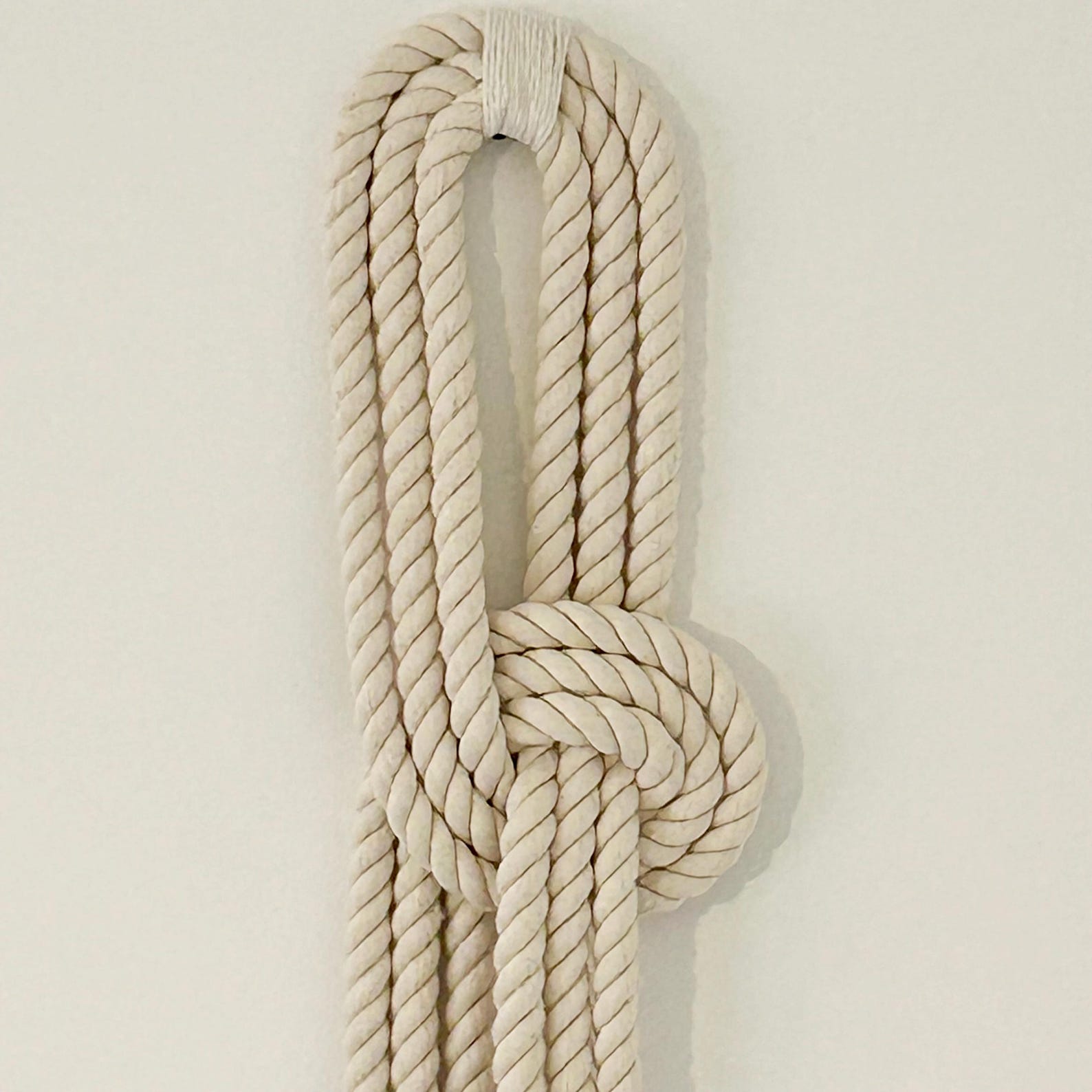 Rope Knot Art, Rope Knot Decor, Nautical Rope Art, Rope Lover Gift ...