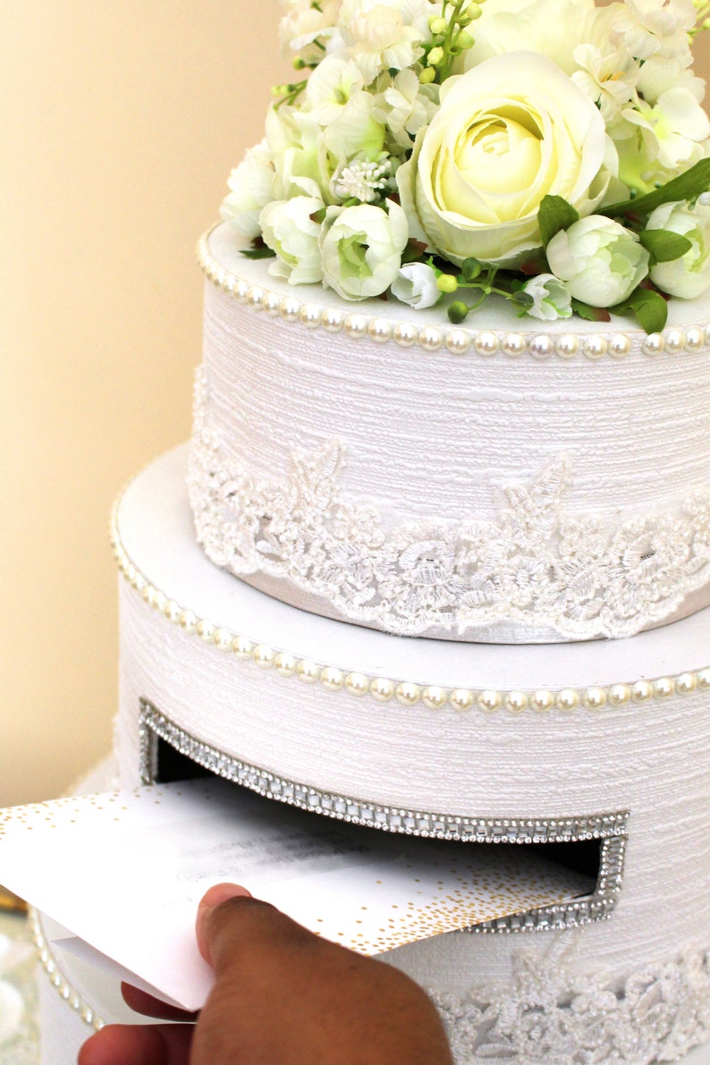 Traditional 3 Tier Gift Card Wedding Cake Box - Etsy