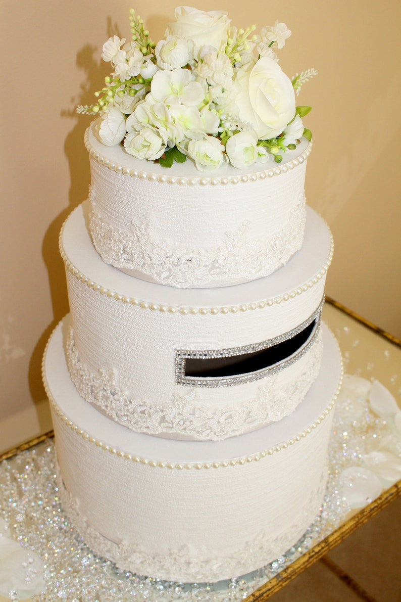 Traditional 3 Tier Gift Card Wedding Cake Box - Etsy