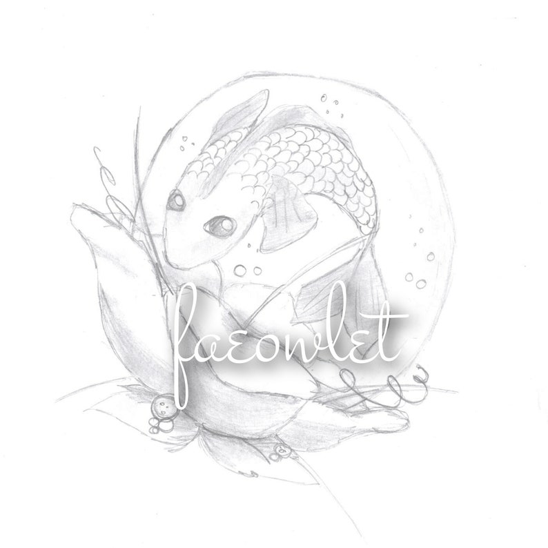Printable Digital Download Koi Fish - Etsy