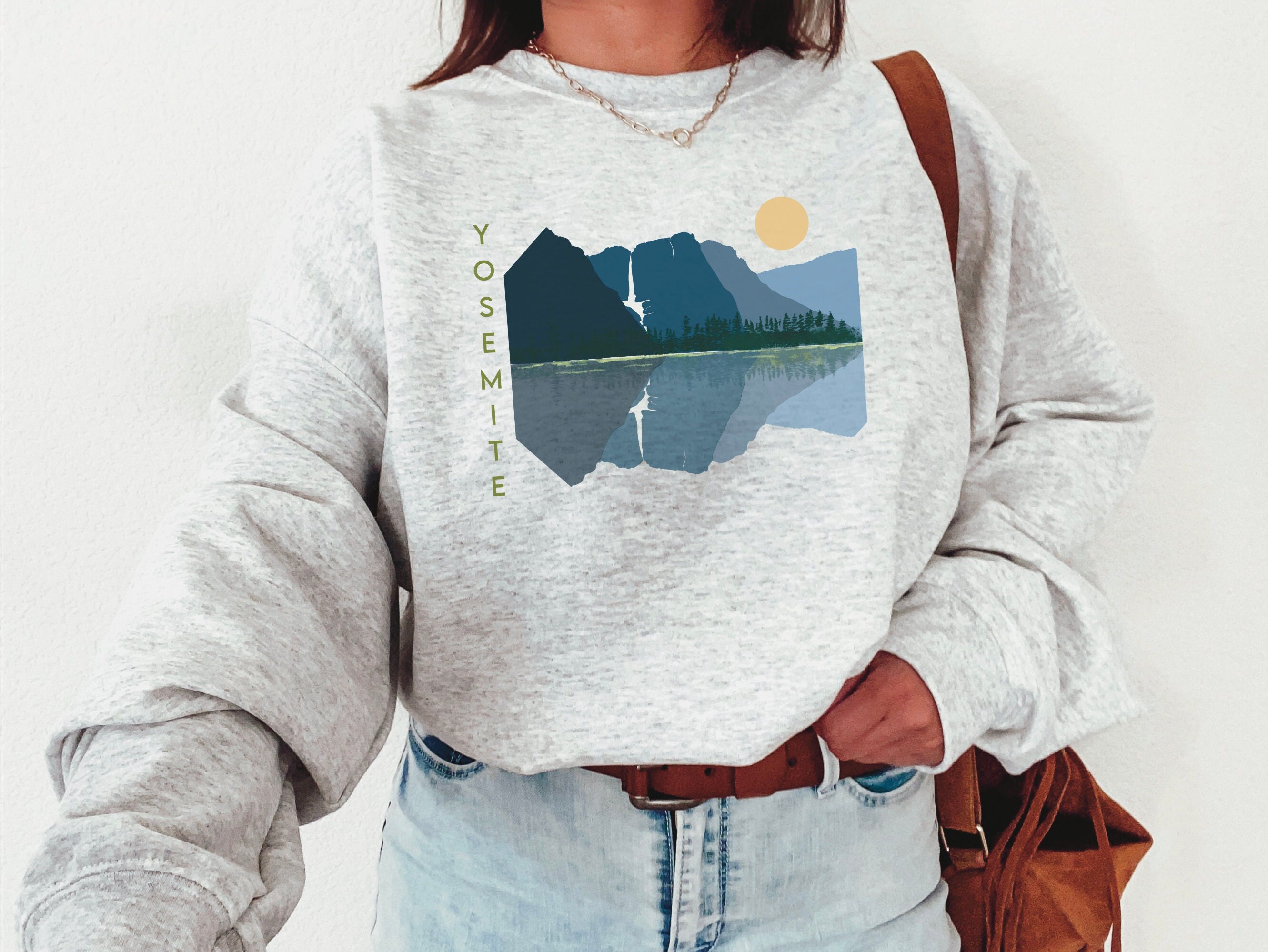 Yosemite National Park Crewneck Sweater - Etsy