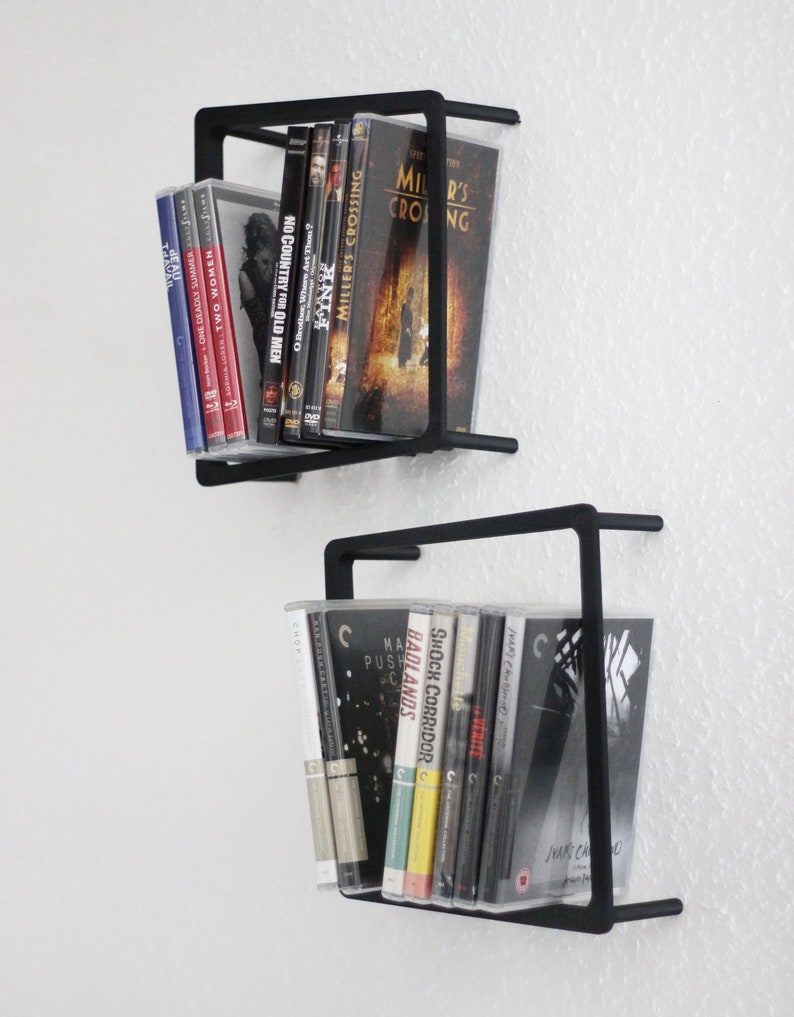 DVD / Bluray Design Wall Shelf Set of 2 | Hanging Shelf | Decorative ...