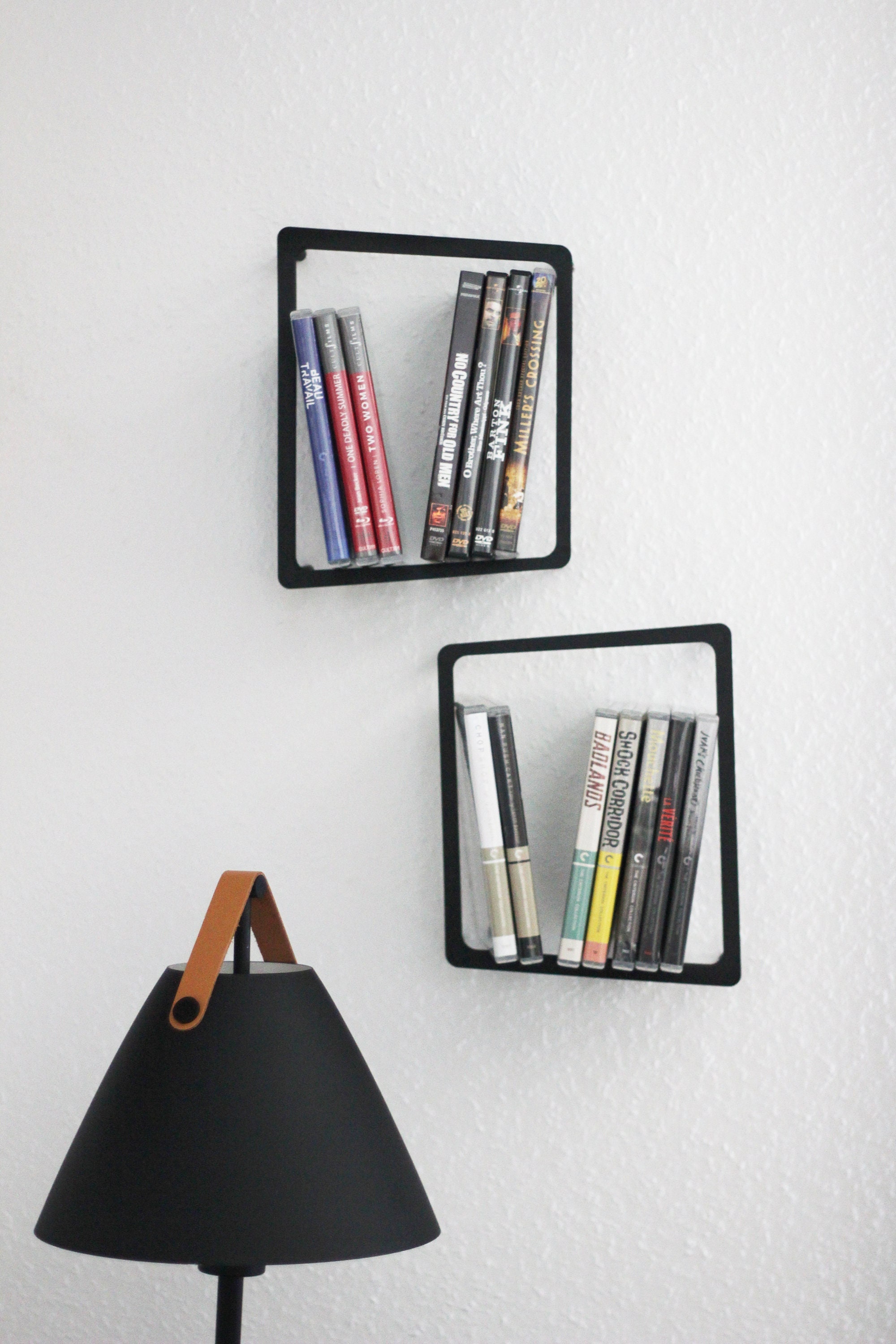 DVD / Bluray Design Wall Shelf Set of 2 | Hanging Shelf | Decorative ...