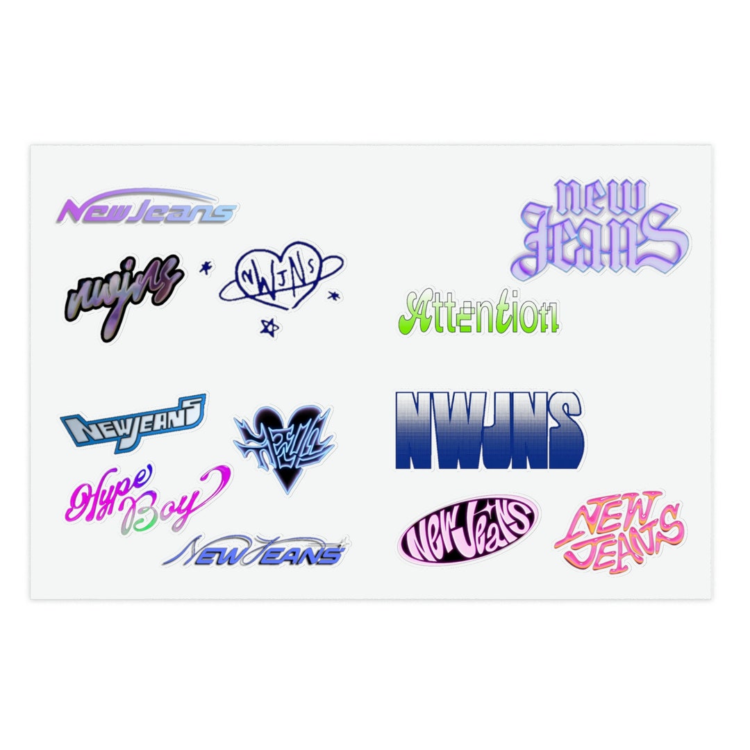 New Jeans Sticker Sheets, Perfect for Bunnies and Kpop Fans - Etsy