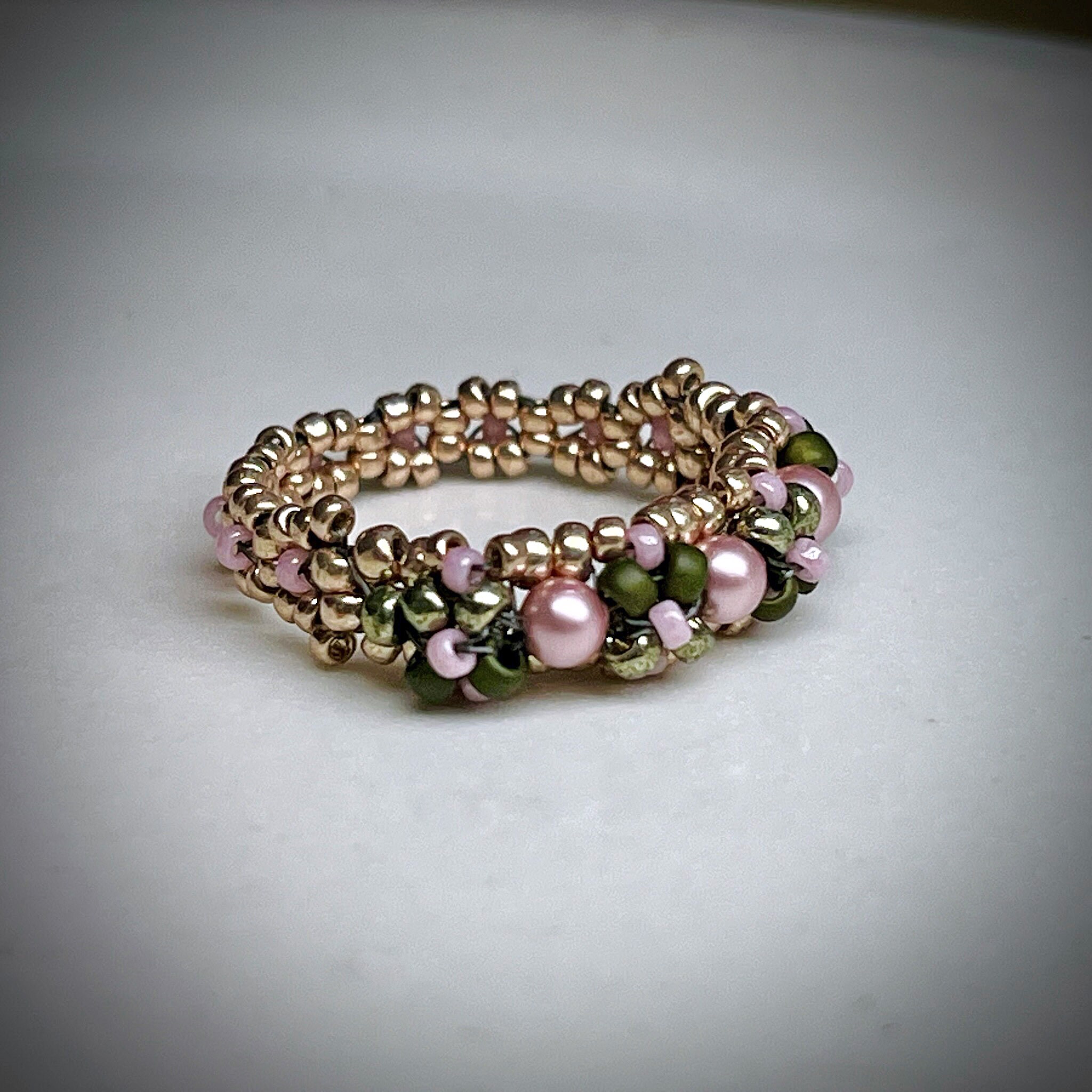 BEADING TUTORIAL - Garland Ring - Etsy