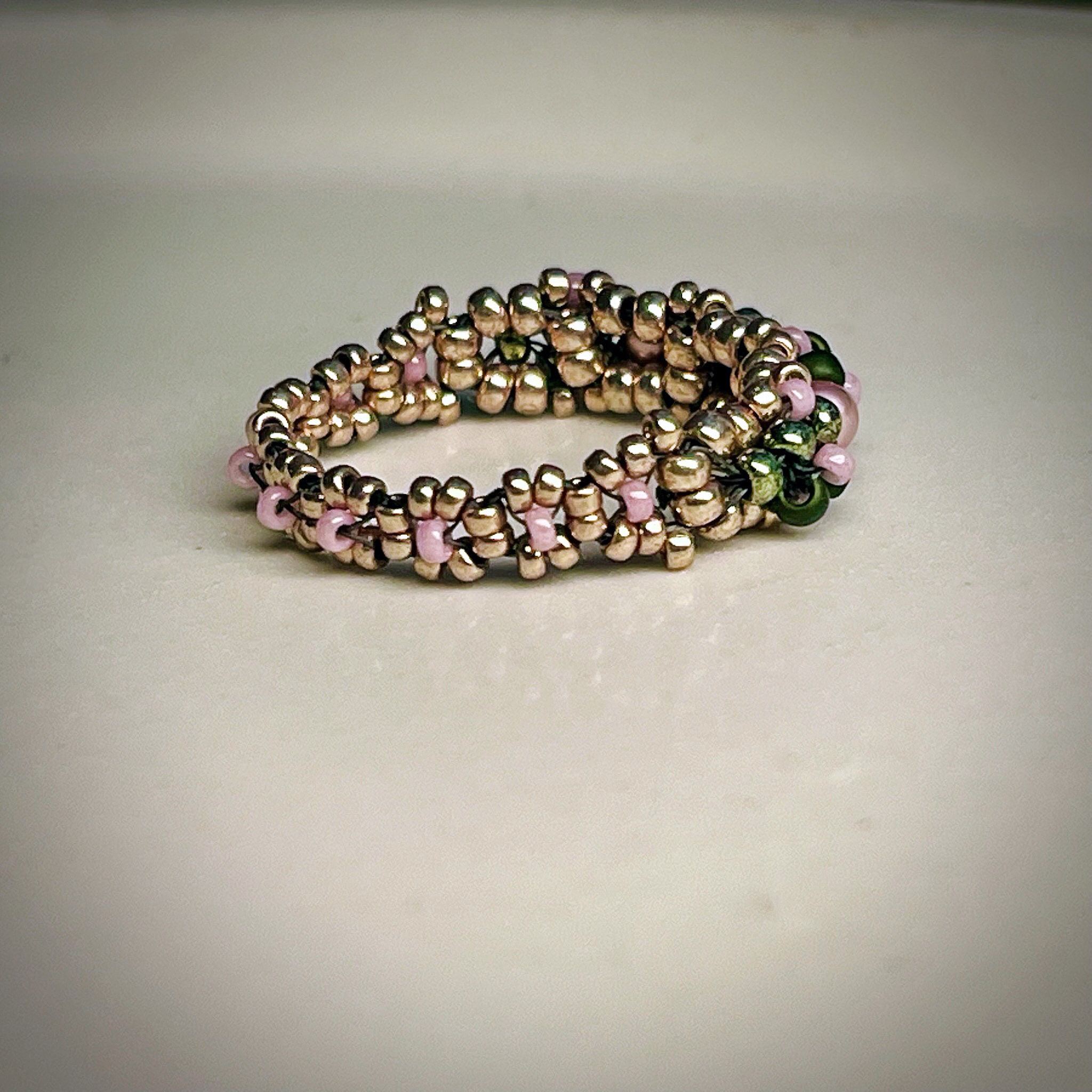 BEADING TUTORIAL - Garland Ring - Etsy