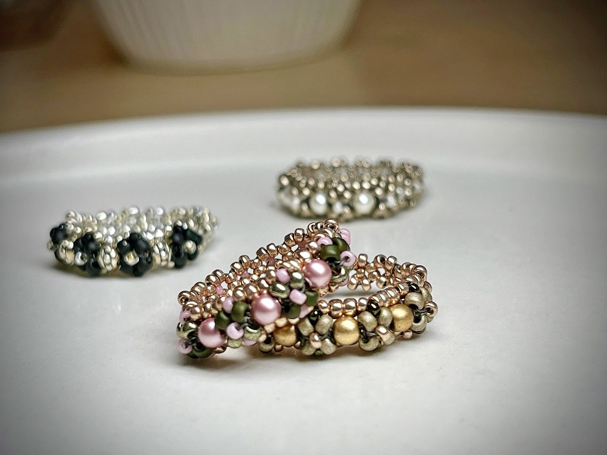 BEADING TUTORIAL - Garland Ring - Etsy
