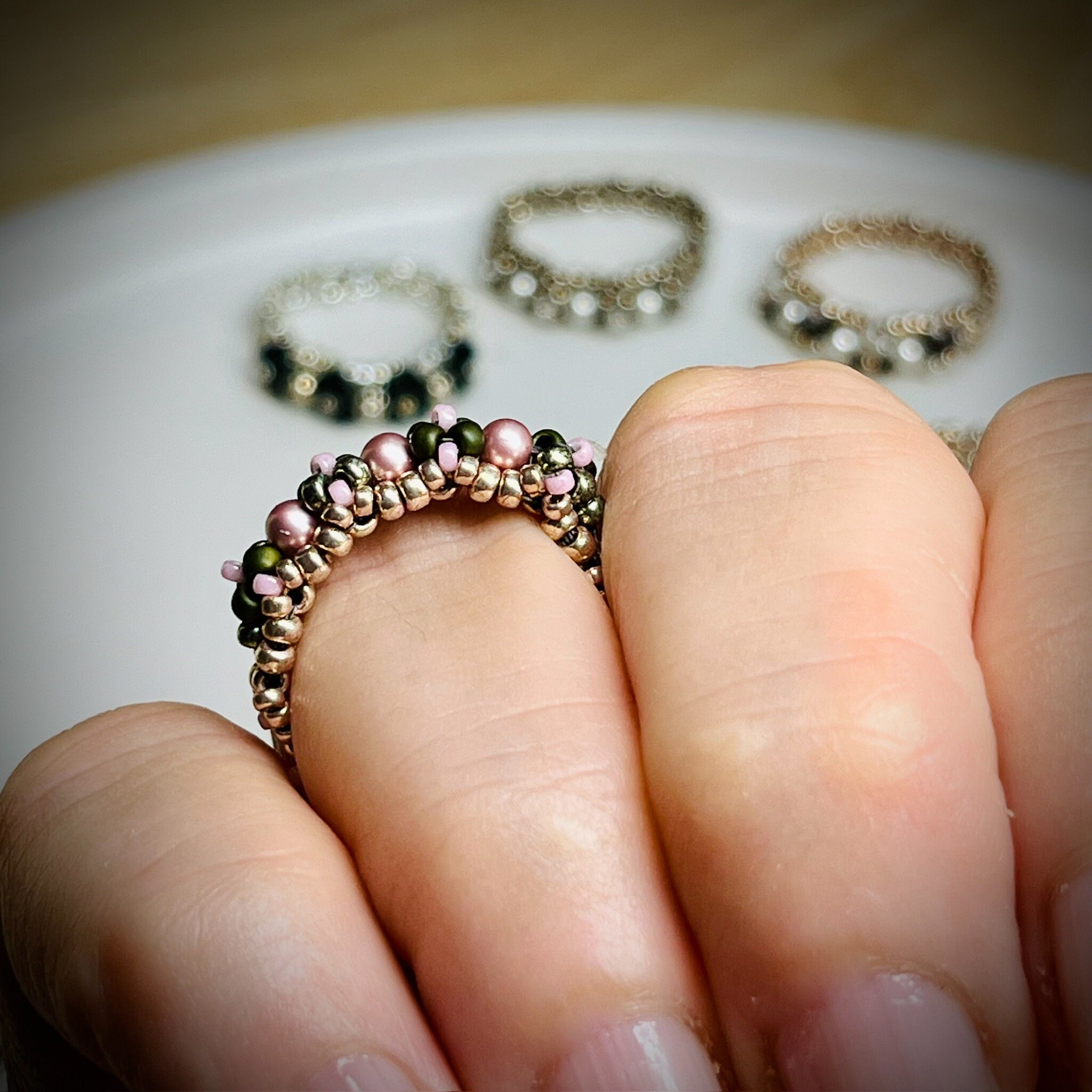 BEADING TUTORIAL - Garland Ring - Etsy