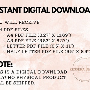 To Do List | Boho Rainbow Daily to Do List | Letter | A4 | A5 | Half ...