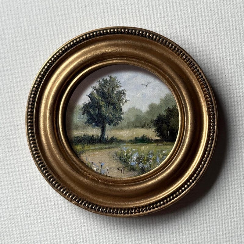 Miniature Landscape Painting - Etsy
