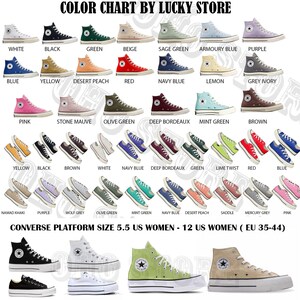 Embroidery Converse/ Frog, Flower, and Mushroom Embroidered Sneakers ...