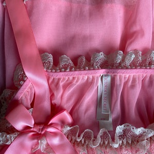 Gorgeous Coquette Pink Sheer Lace Lingerie Size Medium - Etsy