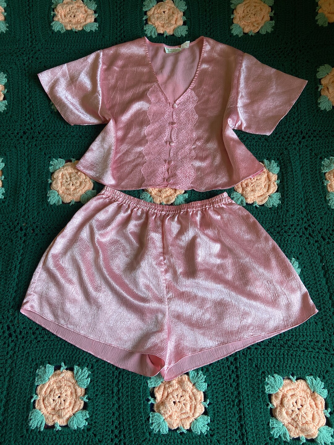 Gorgeous Gold Label Victoria’s Secret 2 Piece Pink Set Size Medium - Etsy