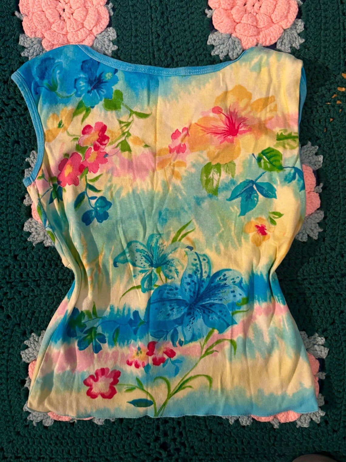 Too Cute Tropical Y2K 90s Floral Crop Top Size Small / Medium - Etsy