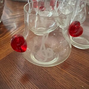 Cadmium Glass Musical Notes Lidded Jar and Cups - Etsy