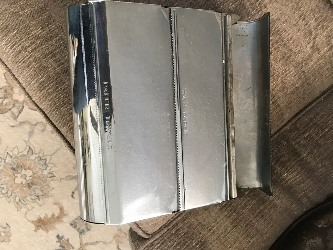 Vintage Garner Ware Metal Kitchen Wrap Dispenser - Etsy