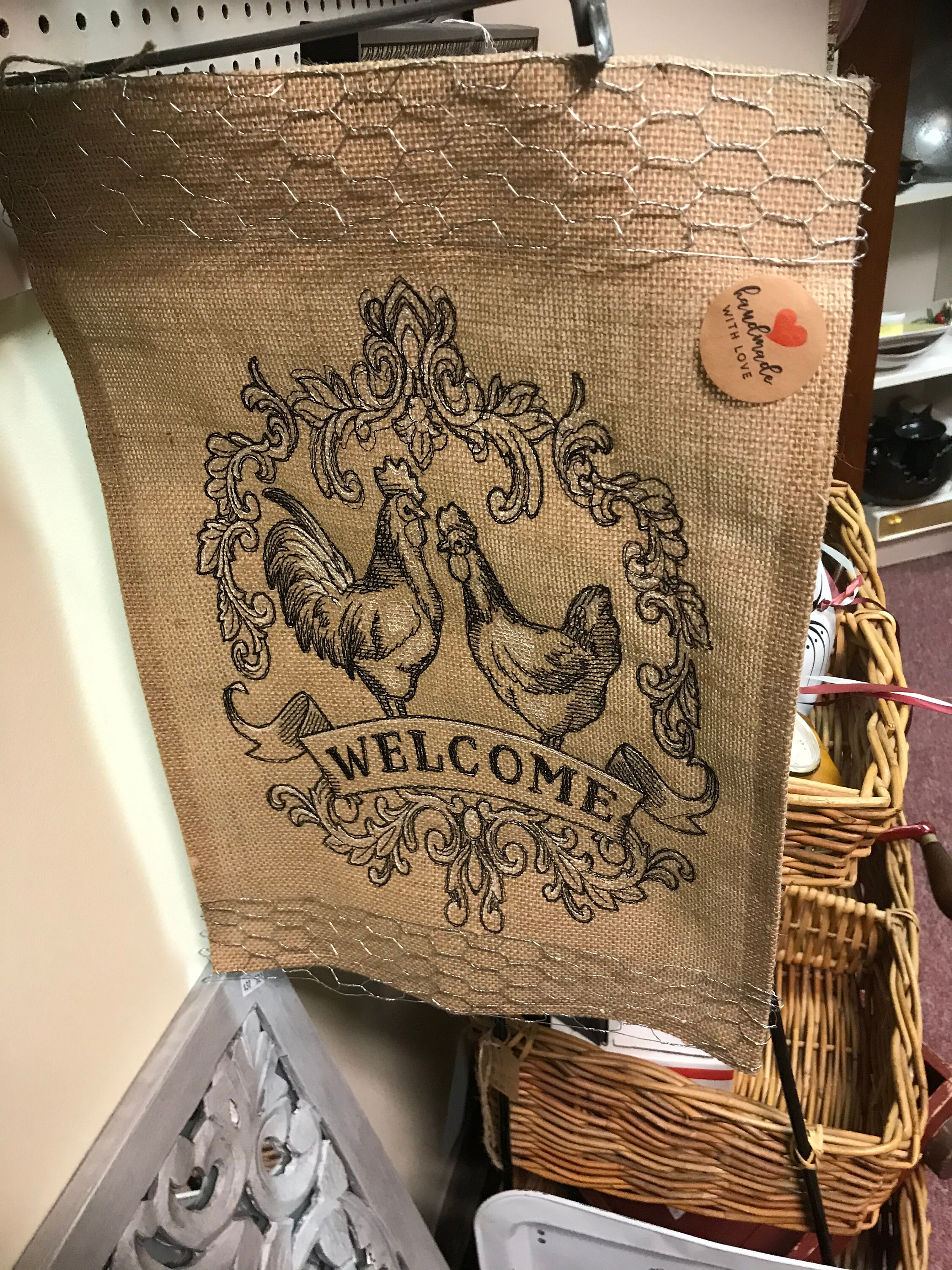 Chicken Welcome Yard Flag - Etsy