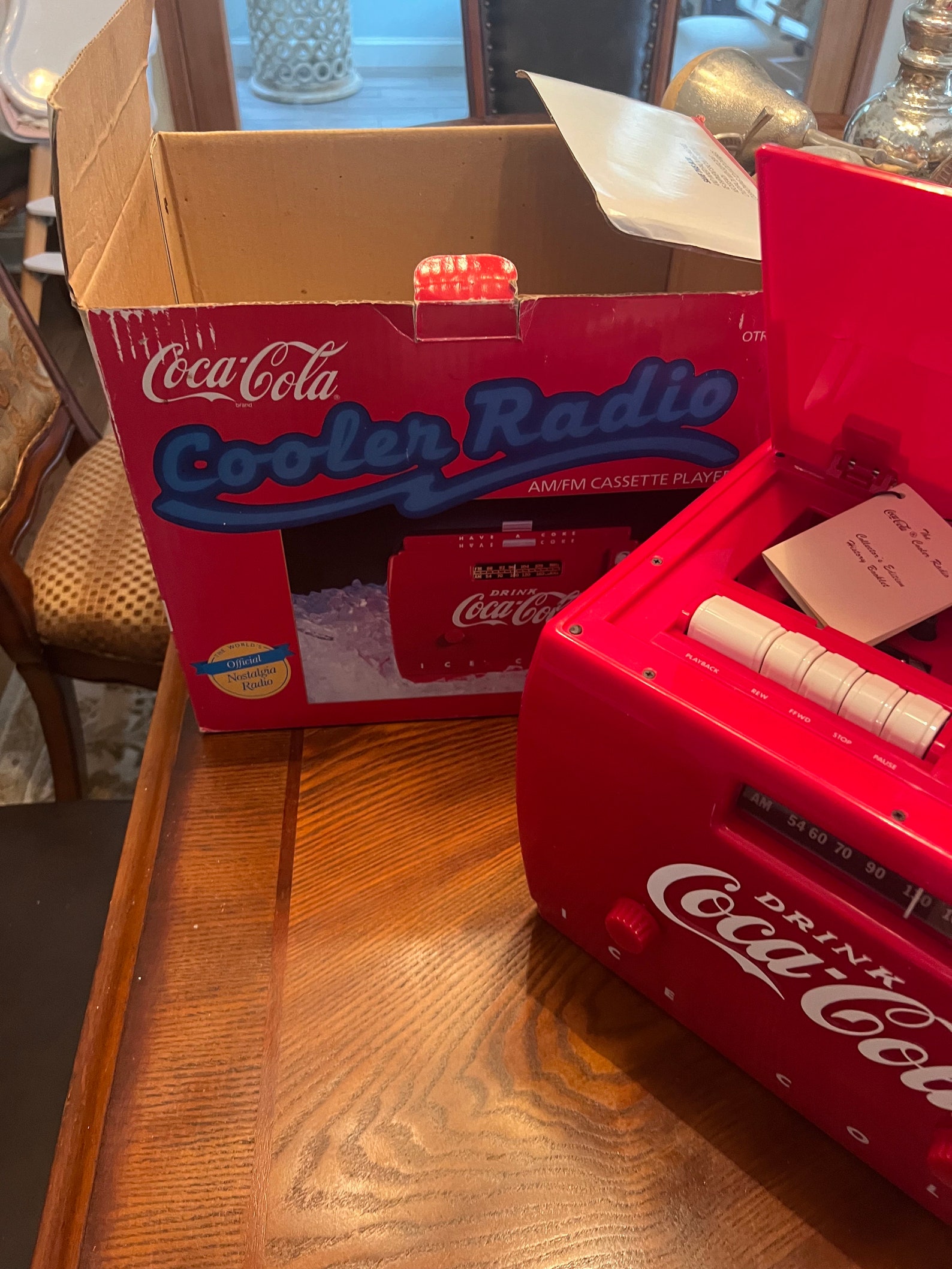 Coca Cola Cooler and Cassette Player . - Etsy