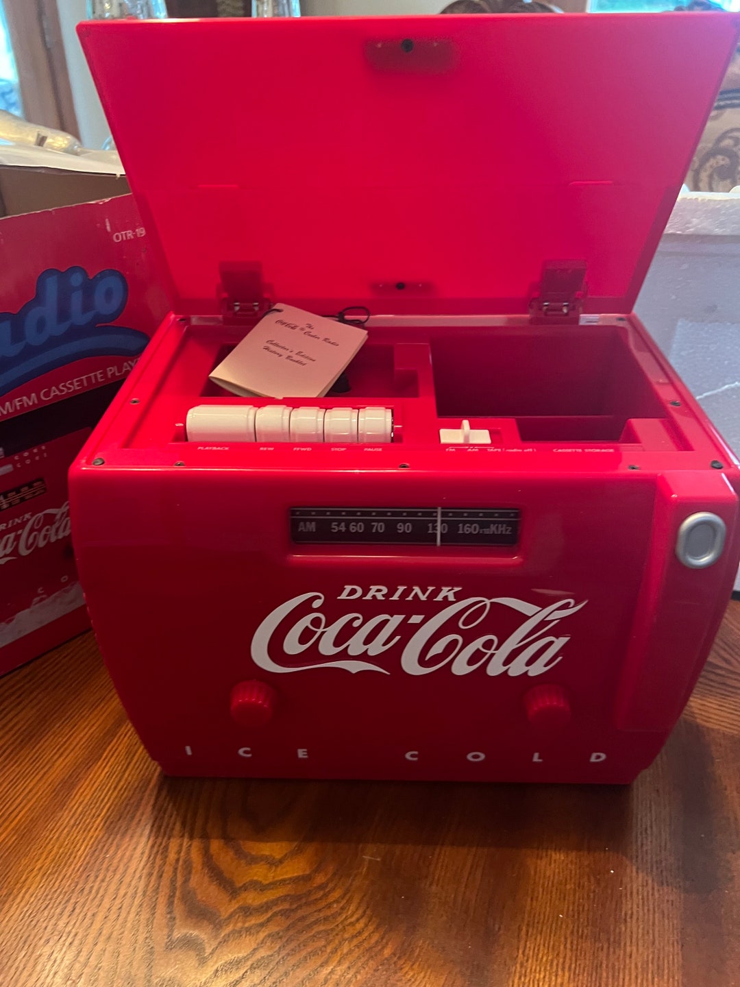 Coca Cola Cooler and Cassette Player . - Etsy